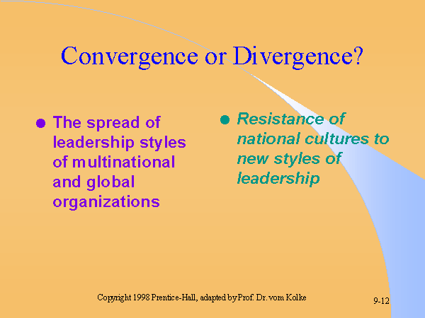 Convergence or Divergence?